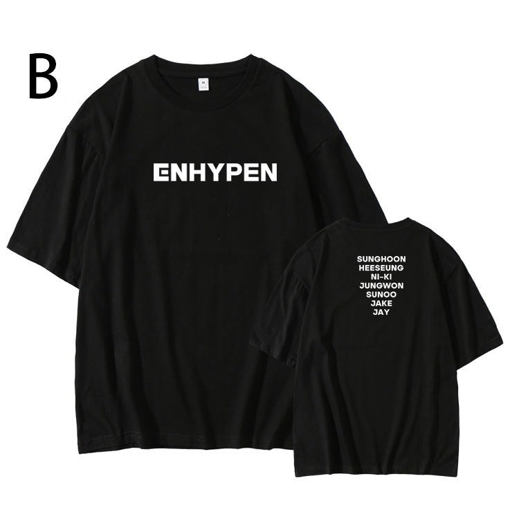 ENHYPEN Member Names Basic T-shirt (Fan-made) – ENHYPEN Universe