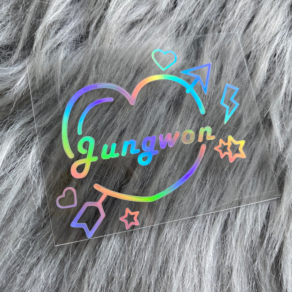 ENHYPEN Members Reflective Laser Holographic Decal Stickers – ENHYPEN ...